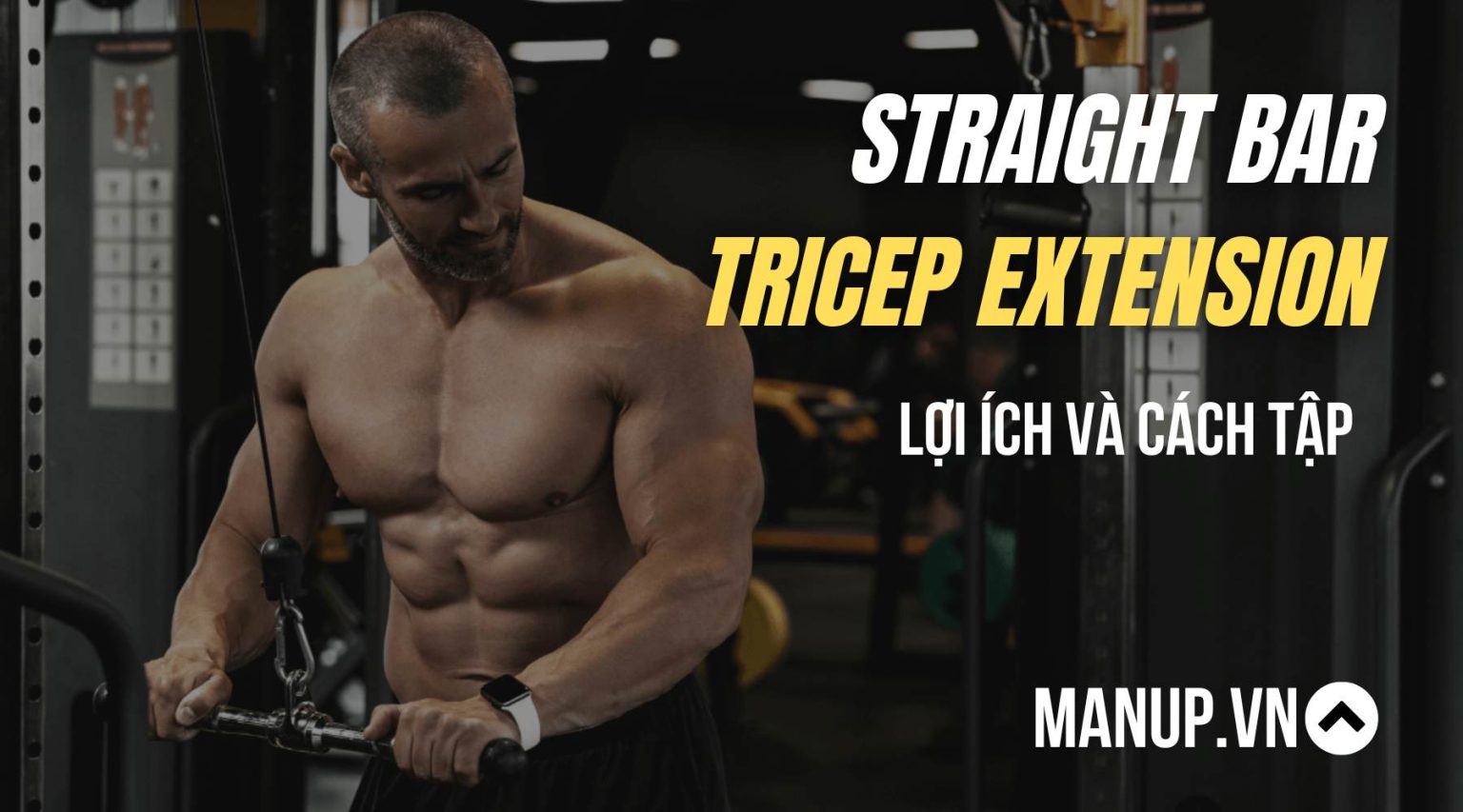 Bài Tập Tay Sau Straight Bar Tricep Extension: Cách Tập và Biến Thể